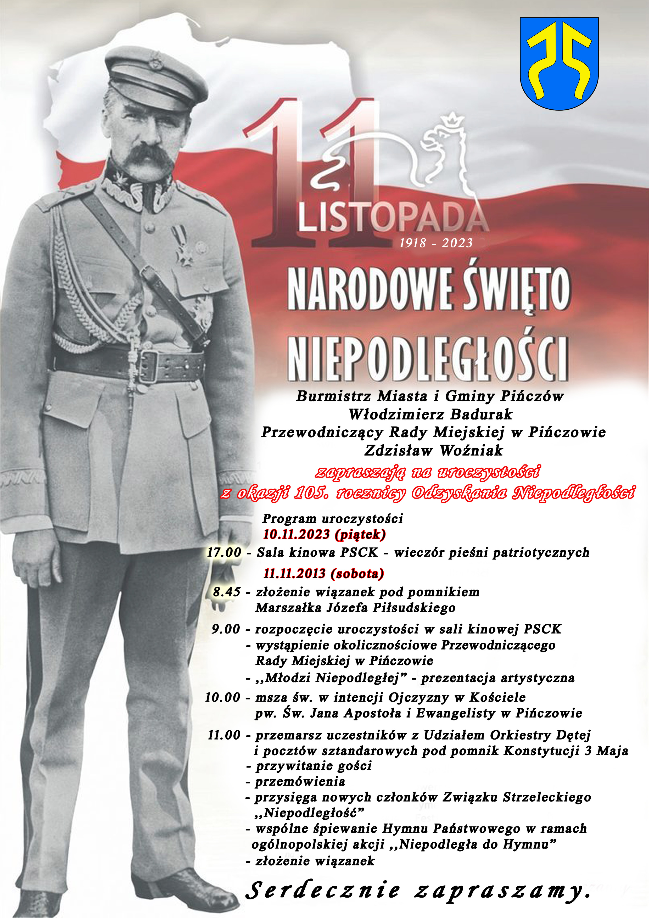 Uroczystości 11 Listopada - UM Pińczów